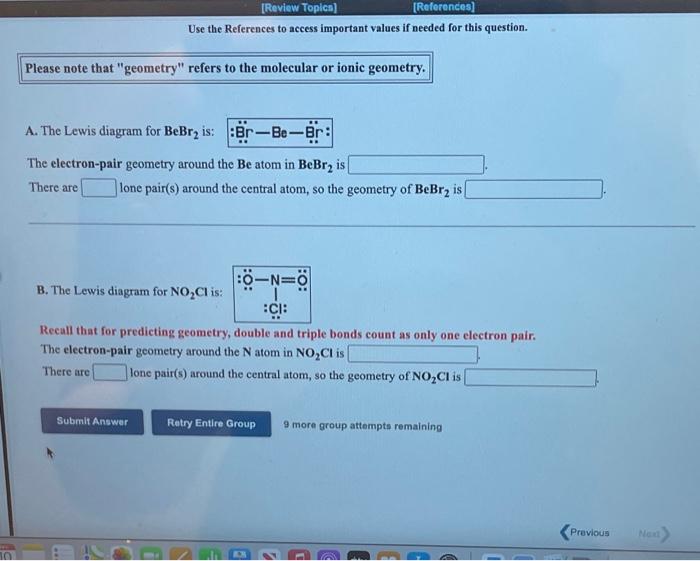 No2cl Electron Pair Geometry