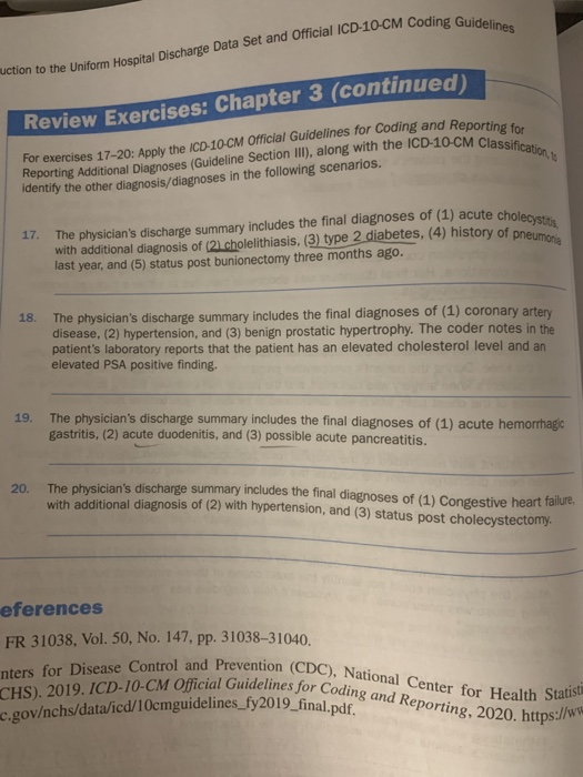 Solved 40-CM Coding Guidelines uction to the Uniform | Chegg.com