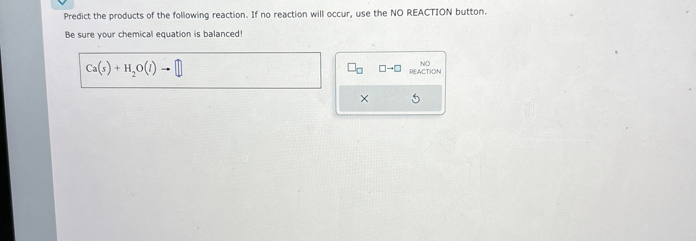Solved Predict the products of the following reaction. If no | Chegg.com
