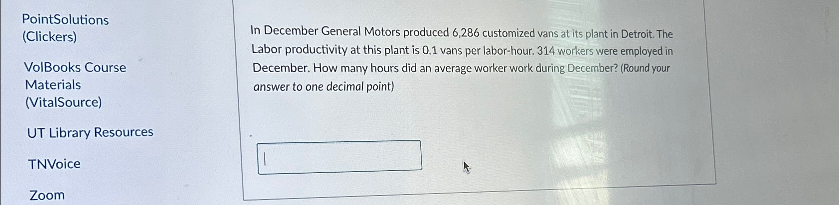 Solved PointSolutions(Clickers)VolBooks | Chegg.com