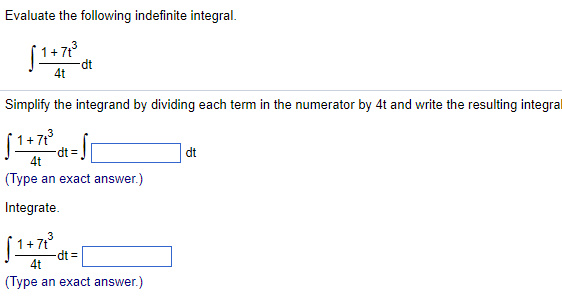 Solved Evaluate the following indefinite | Chegg.com