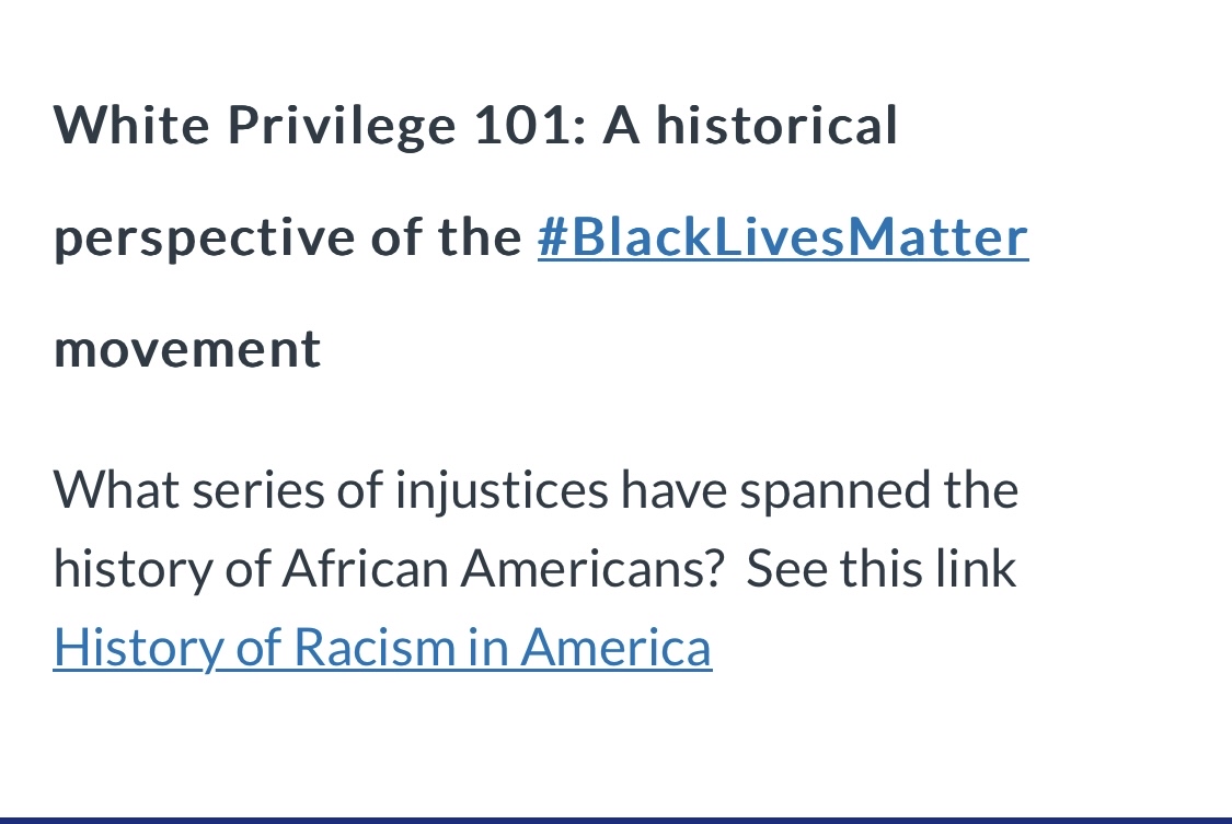 Solved White Privilege 101: A historical perspective of the | Chegg.com