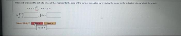 Solved y=1−36x2,0≤x≤62π∫44(2x+ | Chegg.com