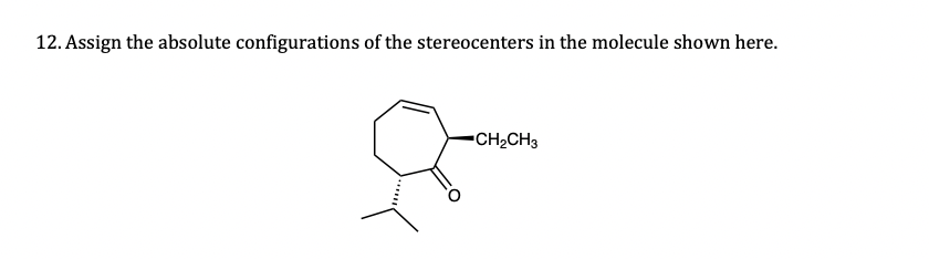 Solved Assign the absolute configurations of the | Chegg.com