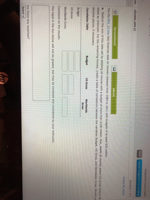 Assignment Score 000 Save Submit Assignment For 