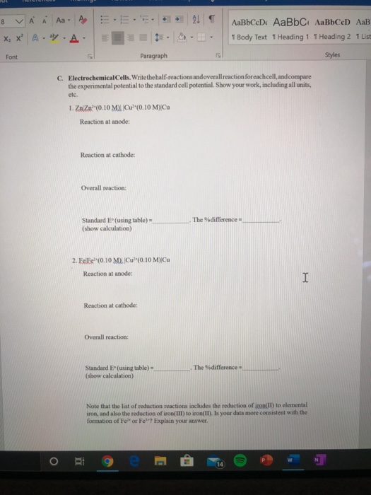 Solved Layout References Mailings Review View Help Tell Me
