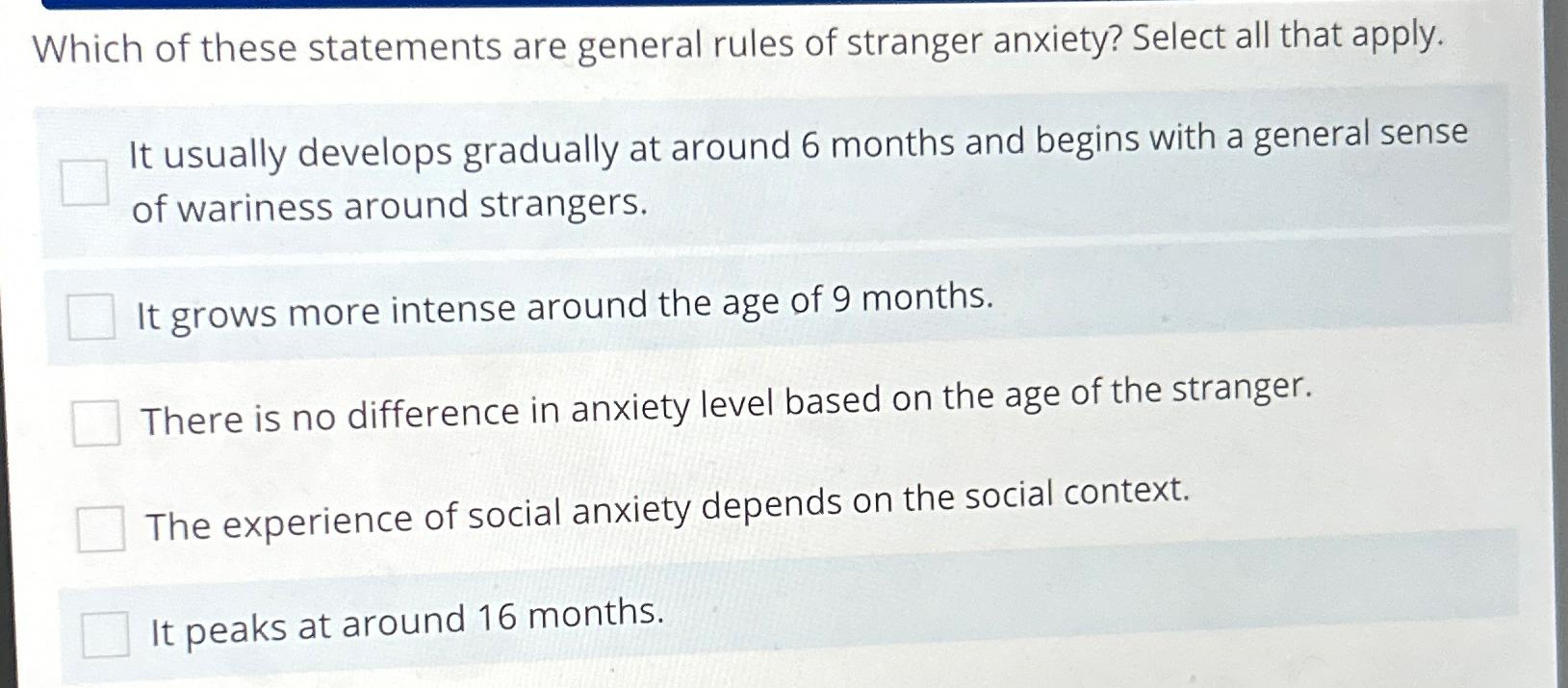 Solved Which of these statements are general rules of | Chegg.com