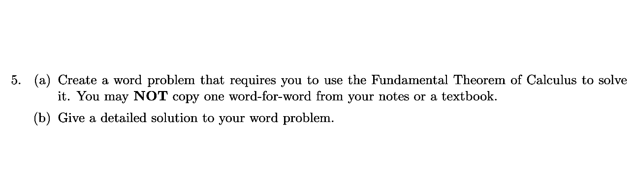 Solved (a) ﻿Create a word problem that requires you to use | Chegg.com