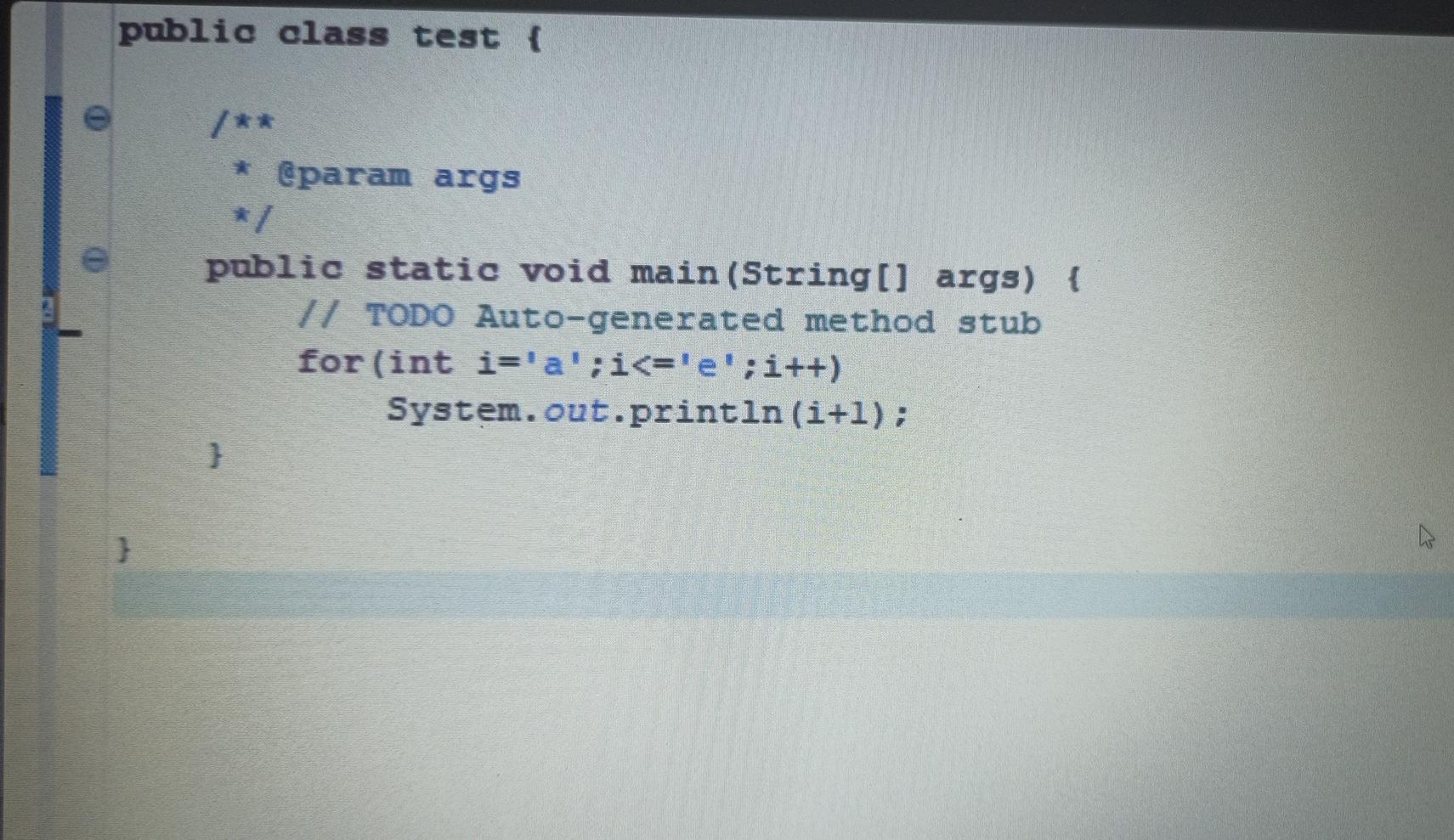 Solved public class test { /** * @param args */ public | Chegg.com