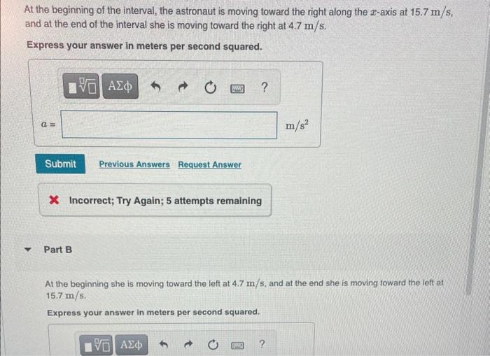 Solved An astronaut has left the International Space Station | Chegg.com