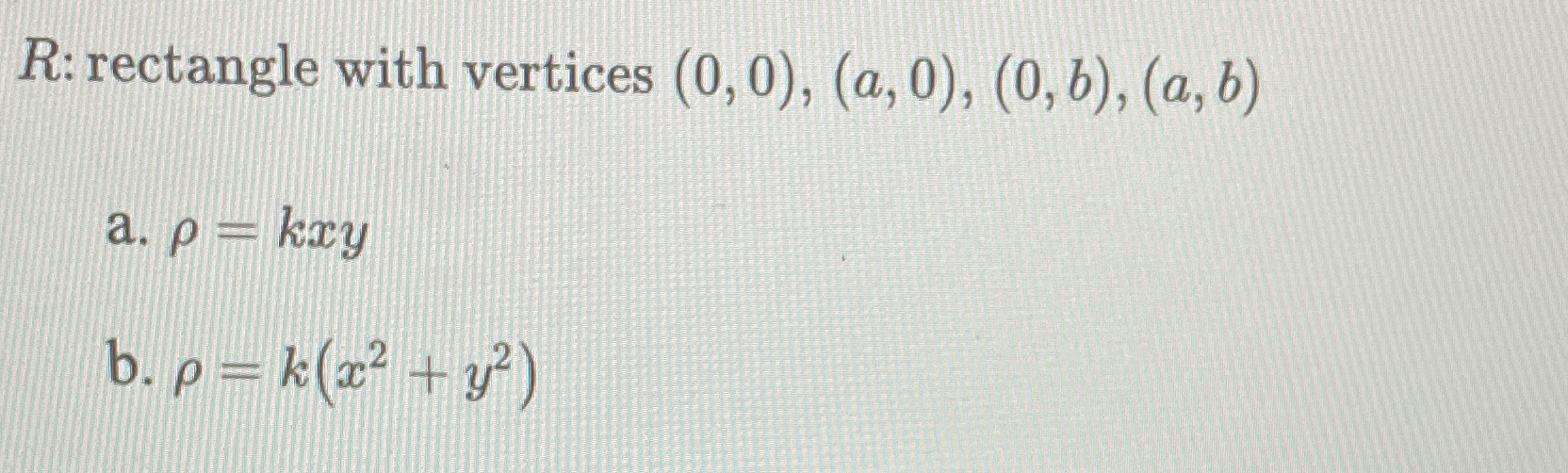 R ﻿: rectangle with vertices | Chegg.com