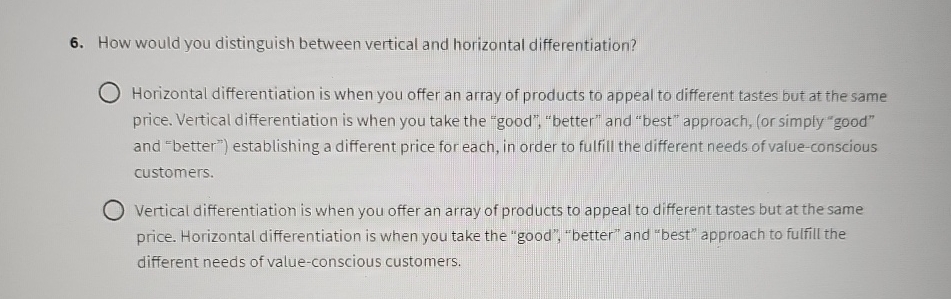 Solved How would you distinguish between vertical and | Chegg.com