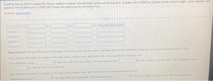 Solved 1. For each of the following independent situations, | Chegg.com