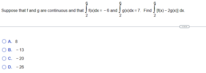 Solved Suppose that f ﻿and g ﻿are continuous and that | Chegg.com