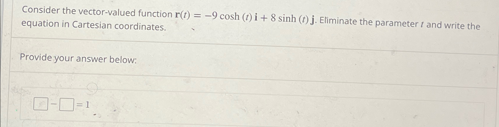 Solved Consider the vector-valued function | Chegg.com