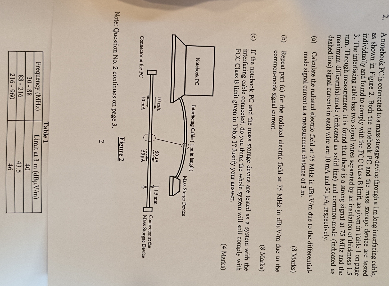 Solved A notebook PC is connected to a mass storage device | Chegg.com