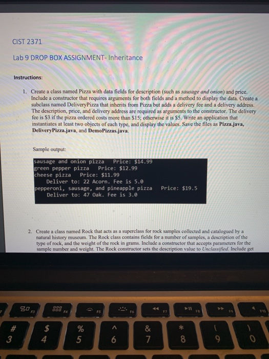 Solved 1. Create a class named Pizza with data fields dor | Chegg.com