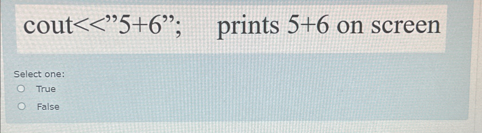 Solved Cout