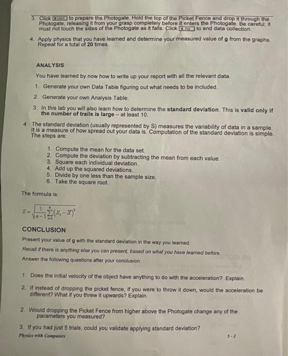 Solved i need help with the analysis portion in creating a | Chegg.com