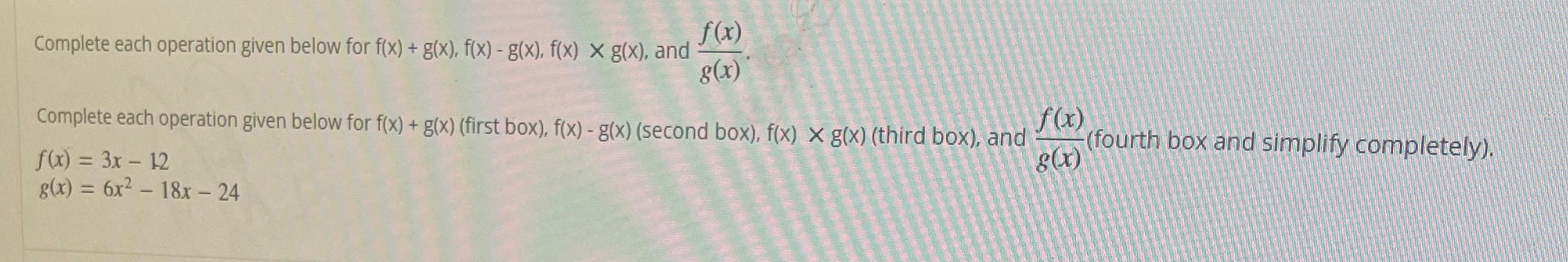 Solved Complete each operation given below for | Chegg.com