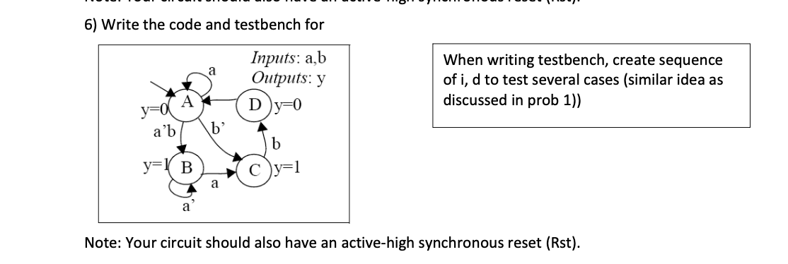 Write The Code And Testbench Forwhen Writing 6555