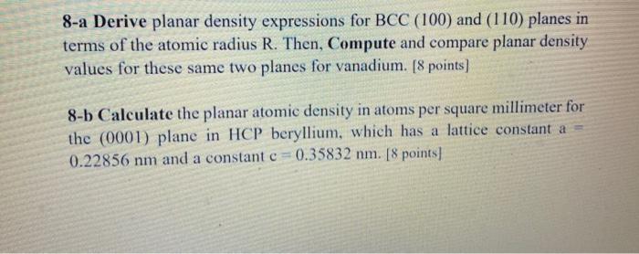 Solved 5-a Find out the relationship between unit cell edge | Chegg.com