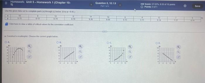 Solved Homework: Unit 5 - Homework 1 (Chapter 10- 1) | Chegg.com