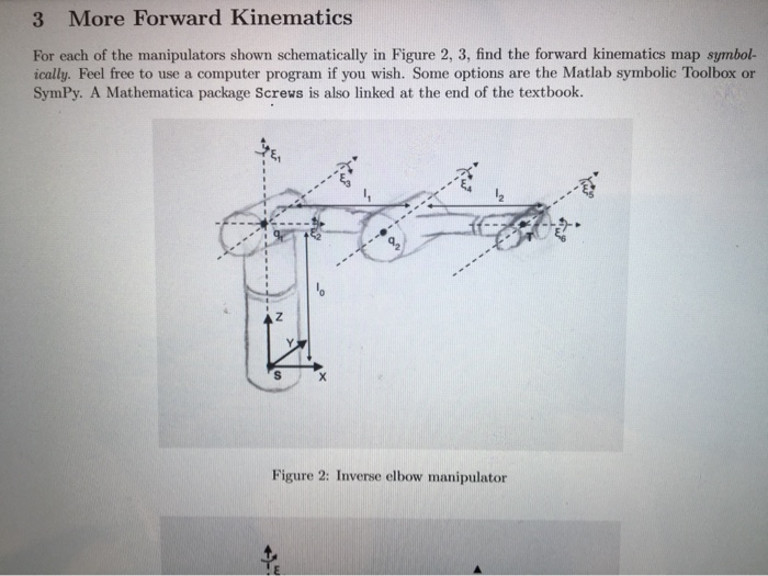More Forward Kinematics 3 For each of the | Chegg.com