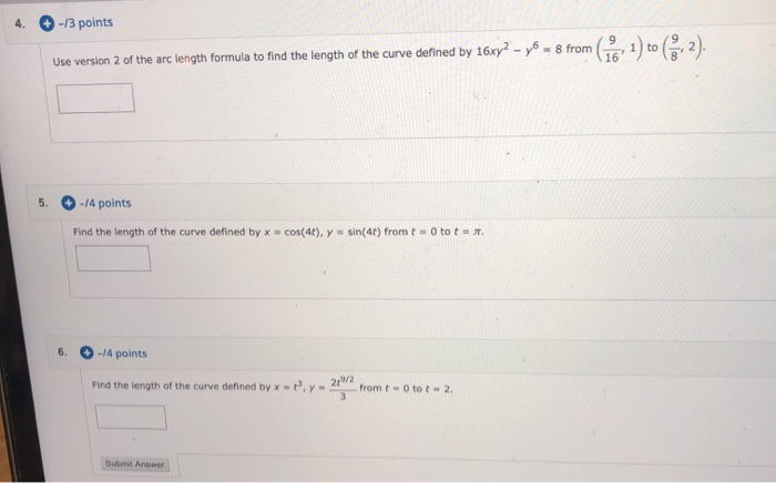 Solved 4. -/3 points ved by 1632 – yo = 8 from (16 2) 60 (6. | Chegg.com