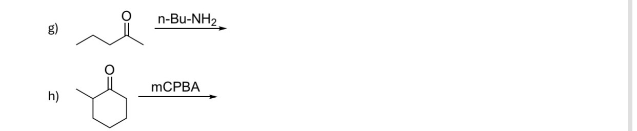 Solved Draw Structures For The Products Of The Following