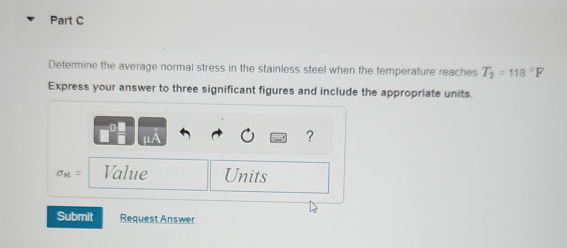 Solved The assembly has the diameters and material make-up | Chegg.com