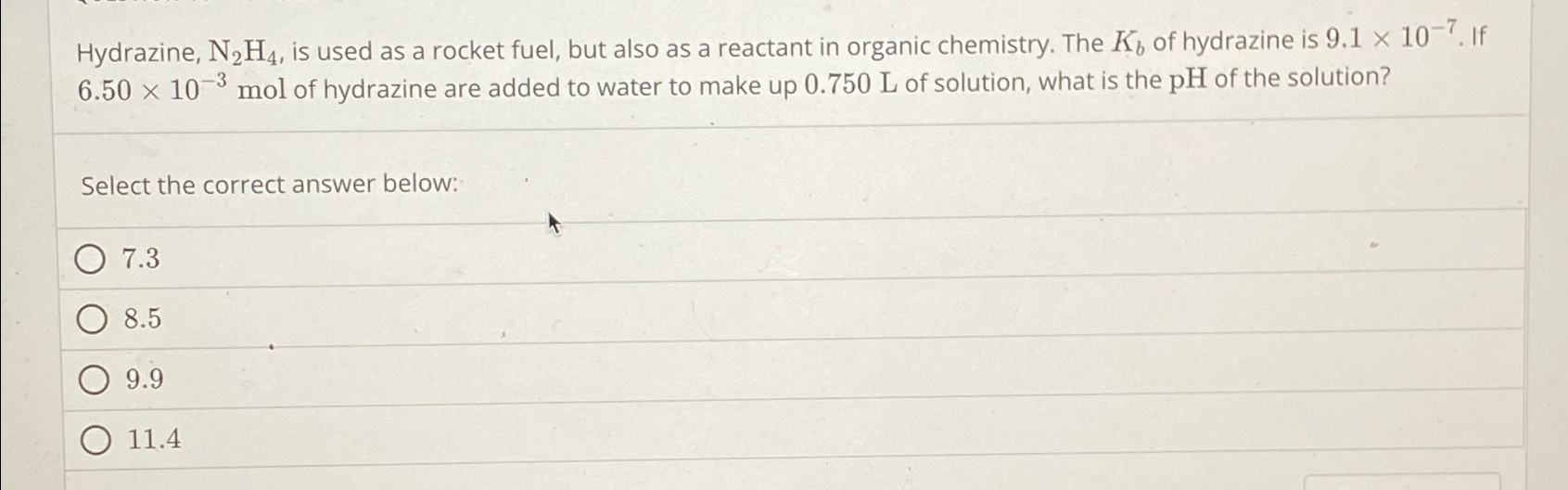 Solved Hydrazine, N2H4, ﻿is used as a rocket fuel, but also | Chegg.com