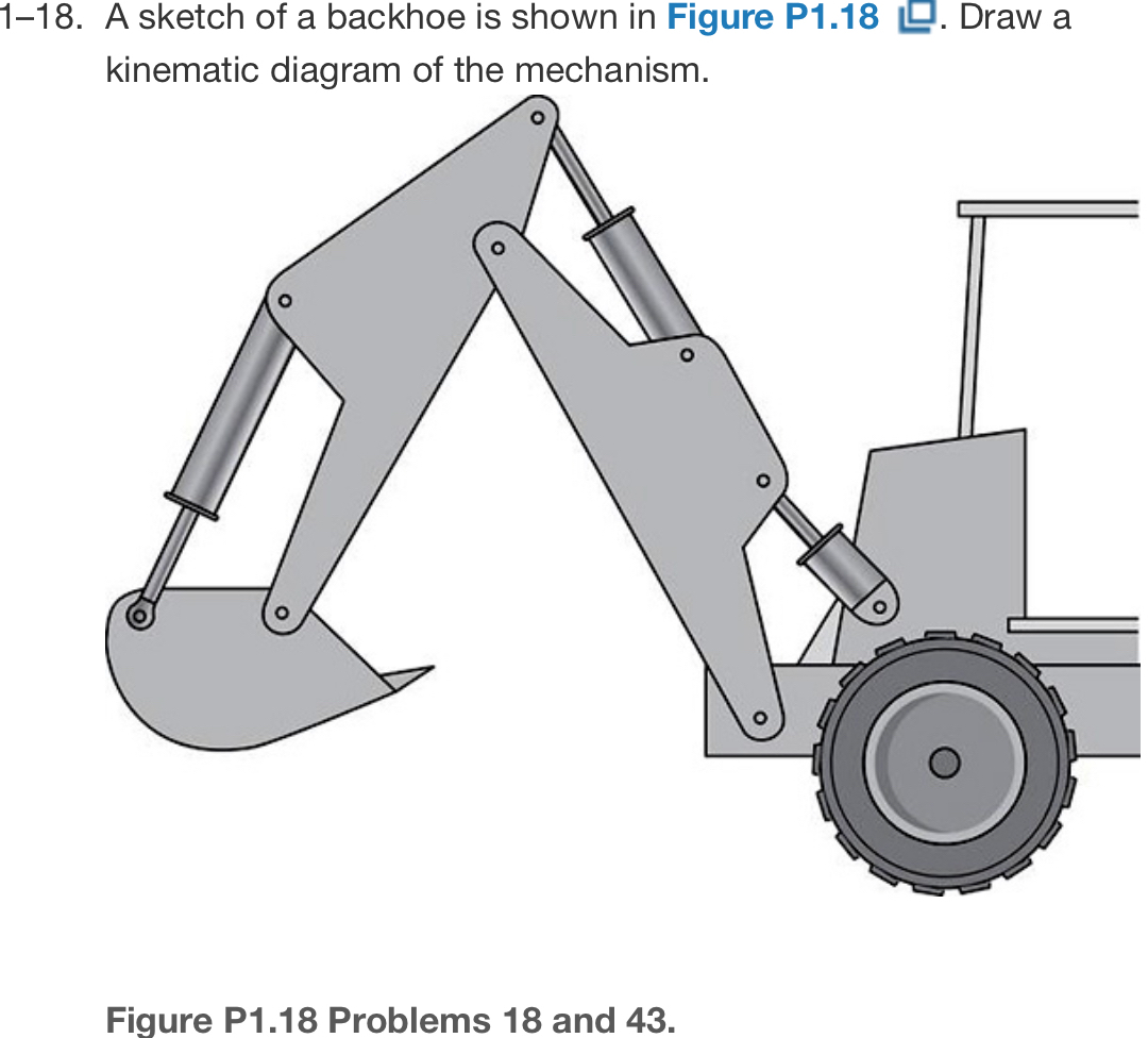 Solved Draw a kinematic diagram of the mechanism. | Chegg.com