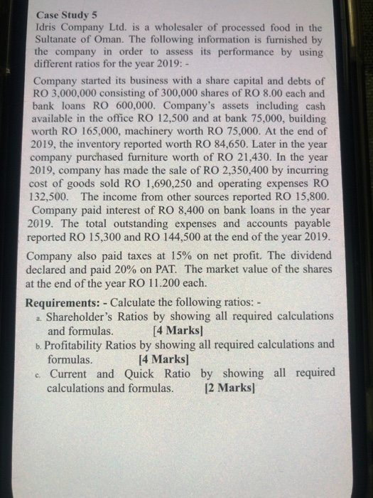 Solved Case Study 2 UniTech LLC is specialized in producing | Chegg.com