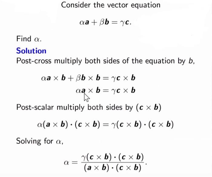 Solved roblem 1. Given: a,b, and c are arbitrary vectors. a. | Chegg.com