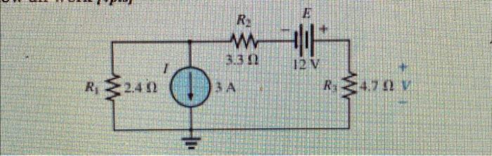 Solved find voltage across R3 using super postion theorem | Chegg.com