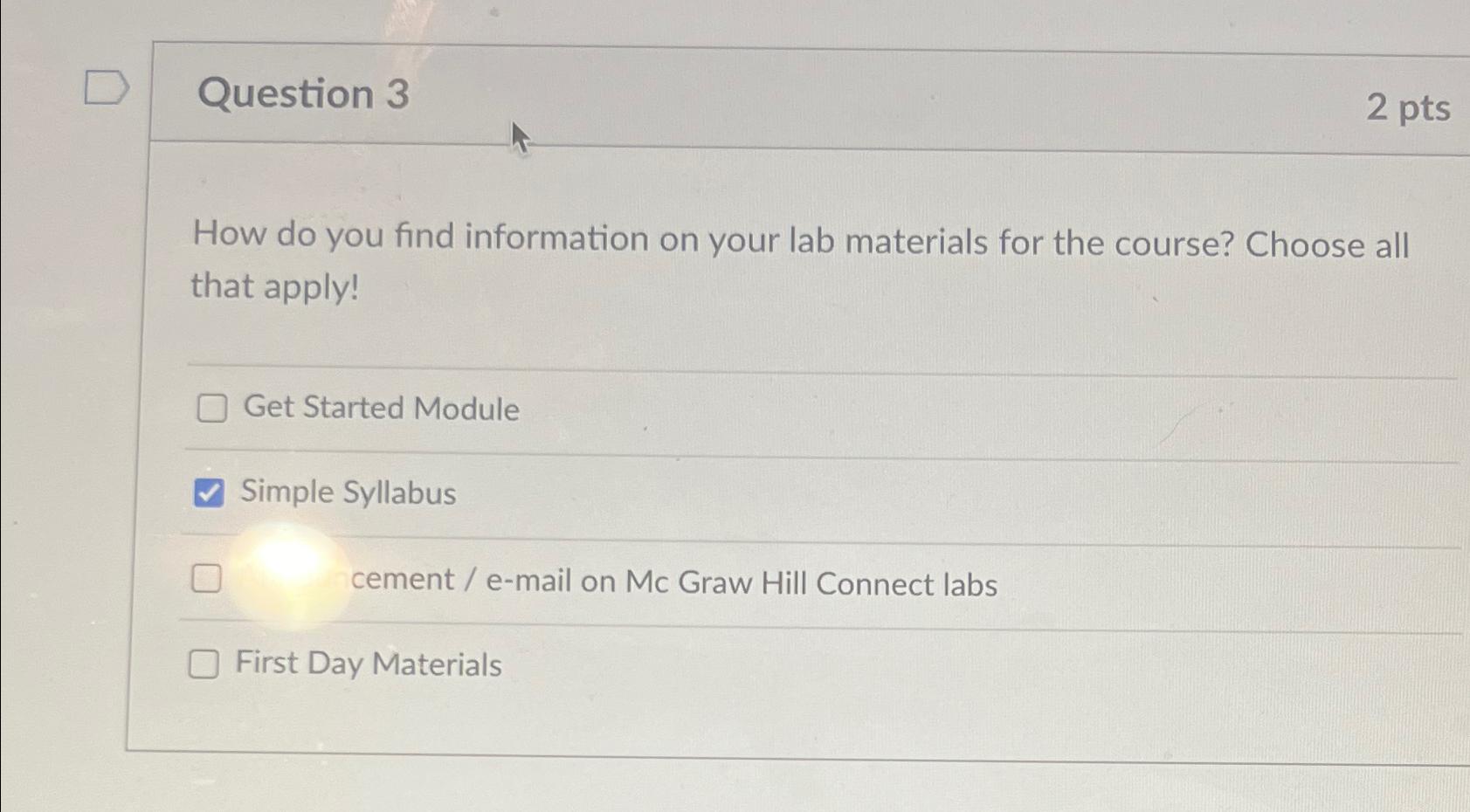 Solved Question 32 ﻿ptsHow do you find information on your | Chegg.com