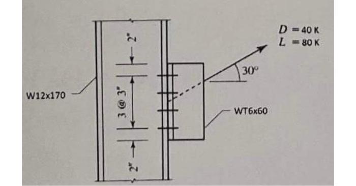 Solved For the 8-bolt slip-critical connection shown, 5/8 | Chegg.com