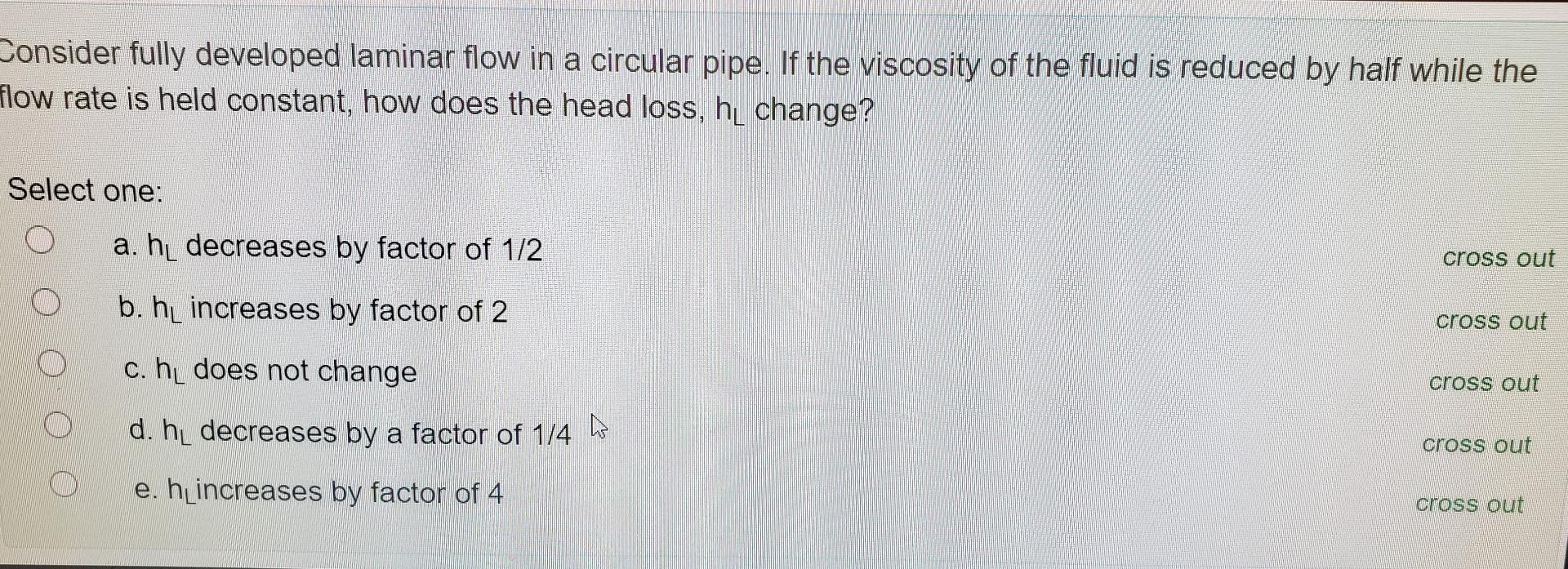 Solved flow direction Which statement is correct for the | Chegg.com
