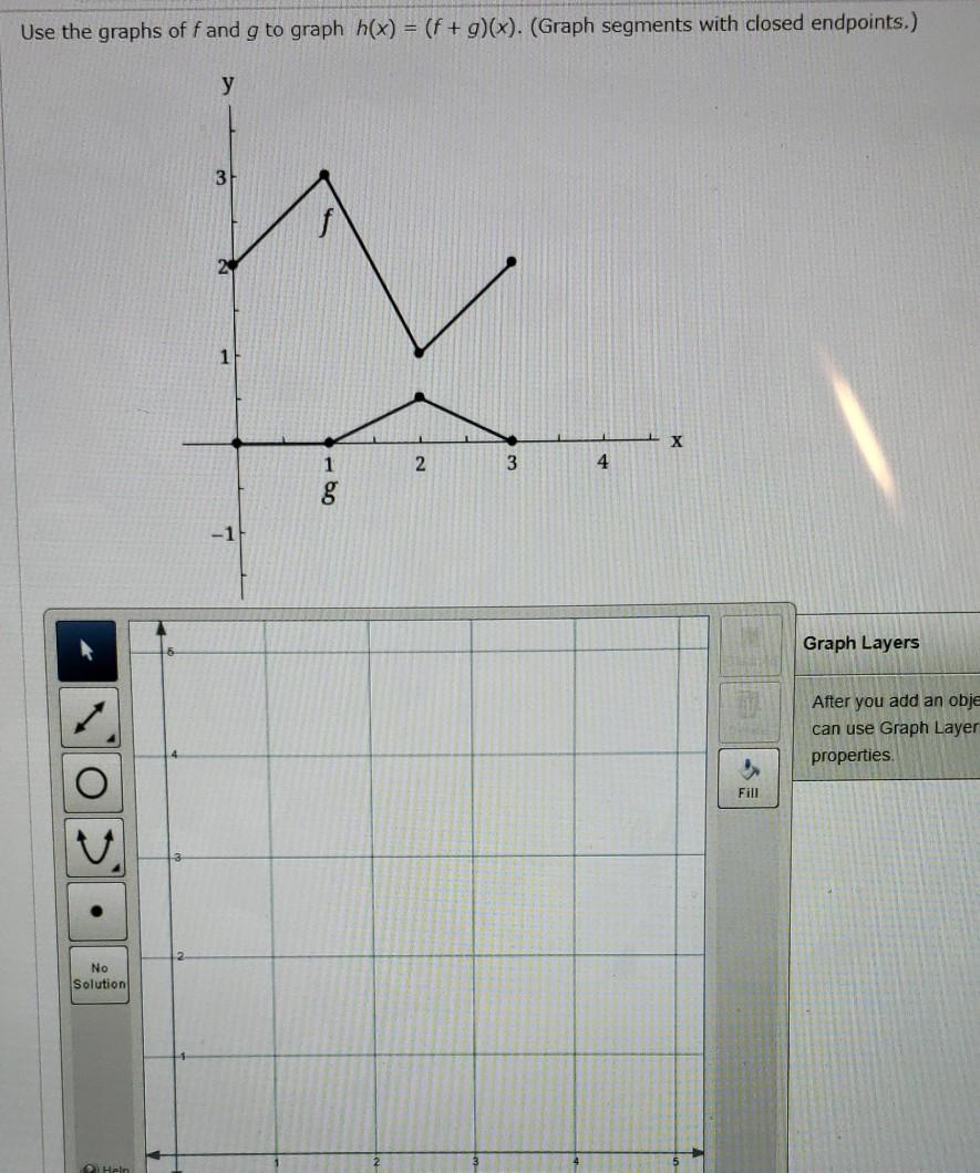 Solved Use the graphs of fand g to graph h(x) = (f + g)(x). | Chegg.com