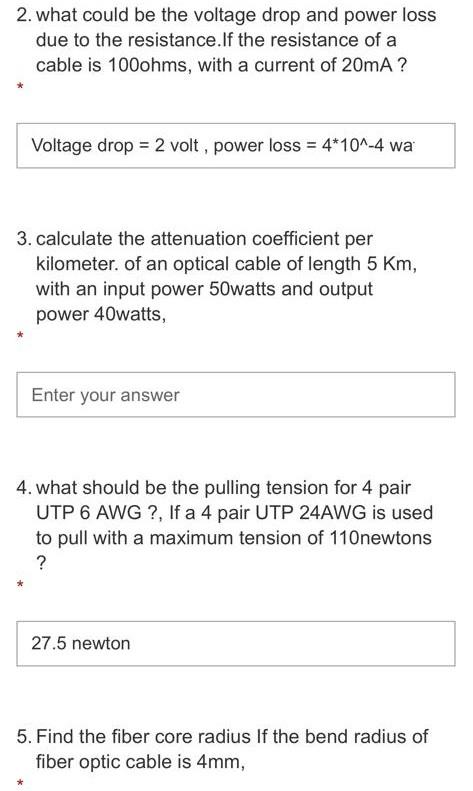 Solved 5. Find the fiber core radius If the bend radius of | Chegg.com