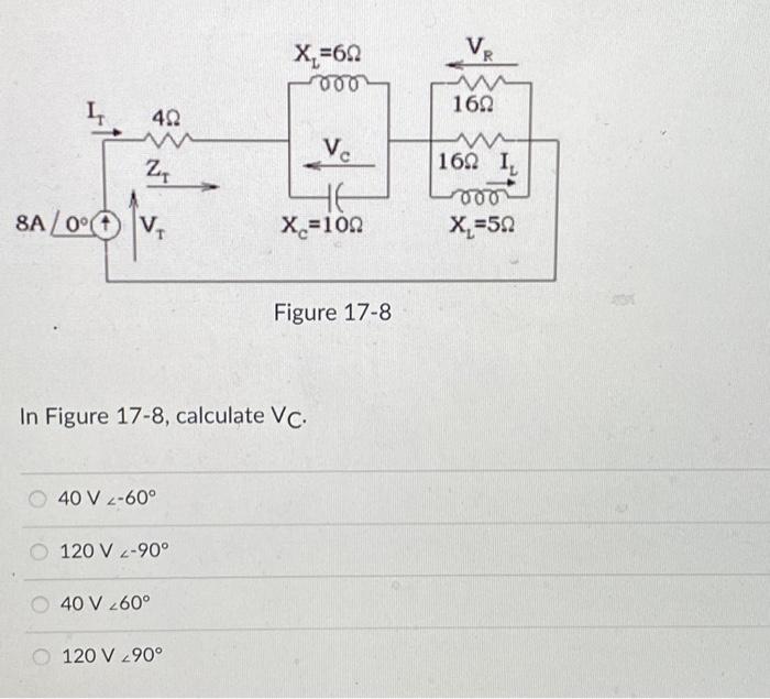 Solved In Figure 17-8, calculate VC. 40∨