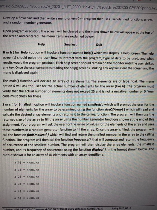 Solved Develop a flowchart and then write a menu-driven C++ | Chegg.com