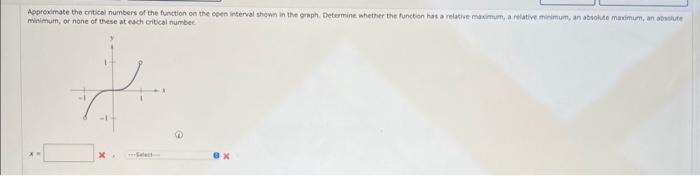 Solved Aeproximate the critical numbers of the function on | Chegg.com