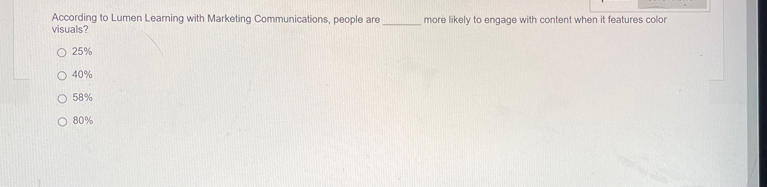 Solved According to Lumen Learning with Marketing | Chegg.com