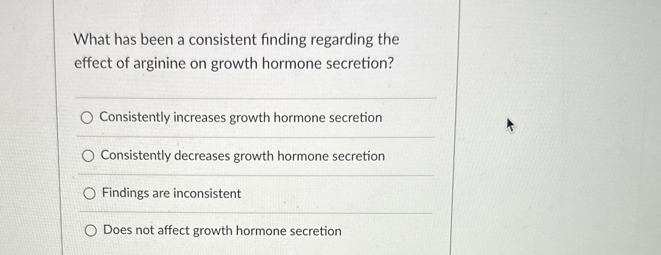 What has been a consistent finding regarding the | Chegg.com