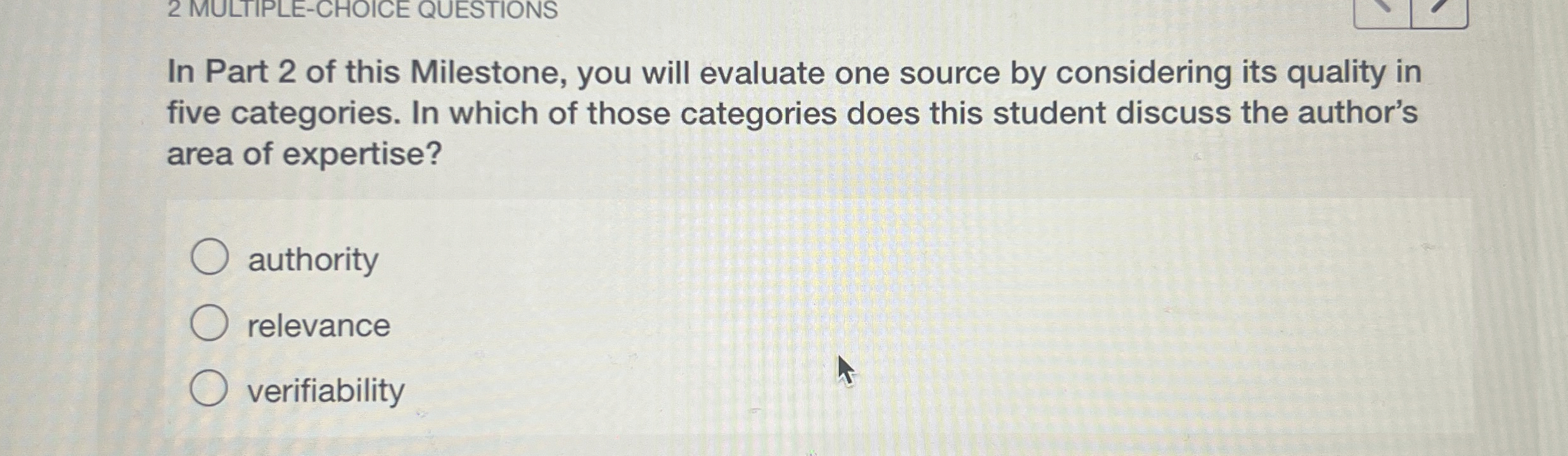 2 ﻿MULTIPLE-CHOICE QUESTIONSIn Part 2 ﻿of this | Chegg.com