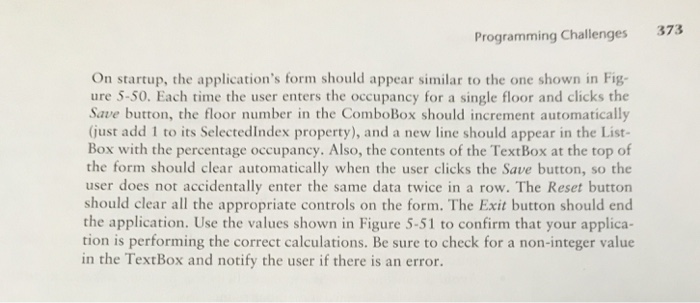 Solved Solve Using Visual Basic 2019textbook Is Visual 3362