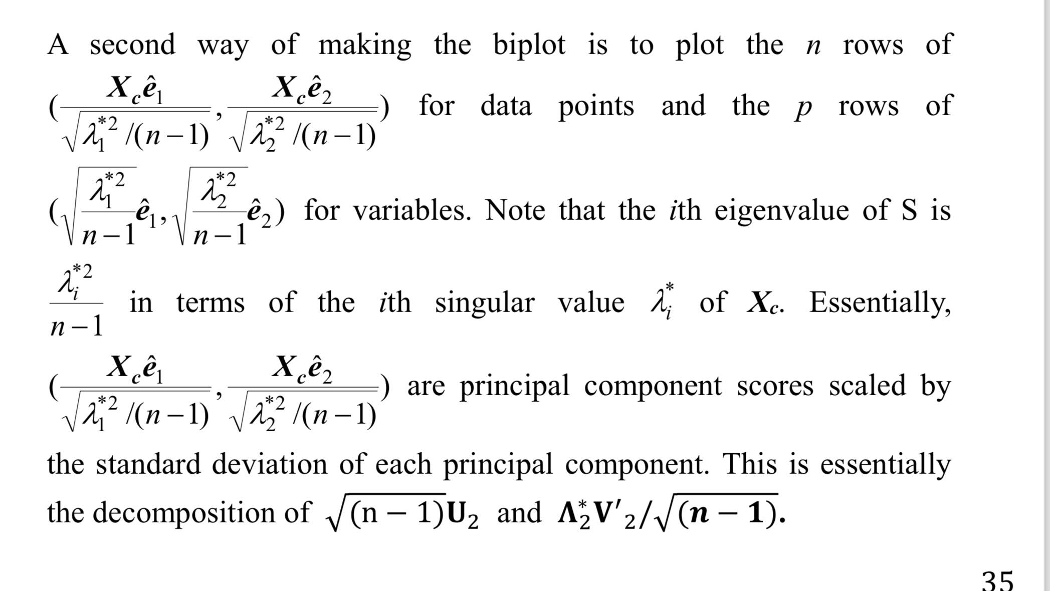Solved can you do biplot in this way in R (GIVE ME R | Chegg.com