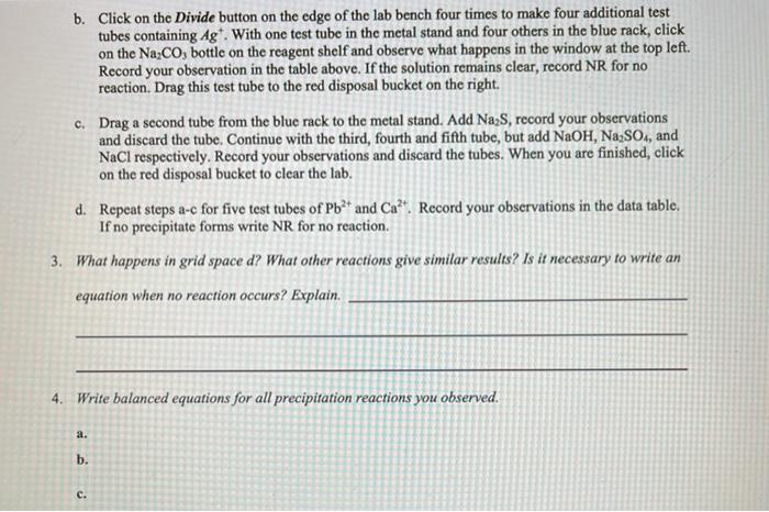 Solved OK 2-4: Precipitation Reactions 1. Start Virtual | Chegg.com